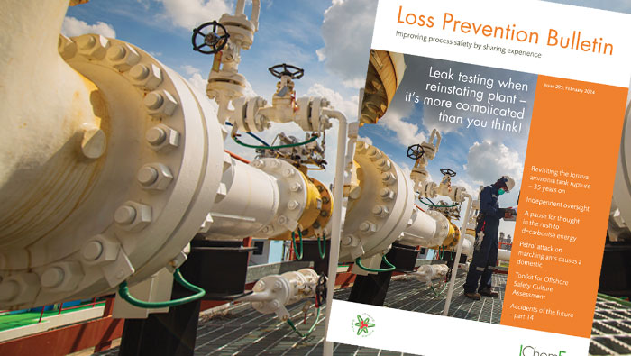 Loss Prevention Bulletin - IChemE